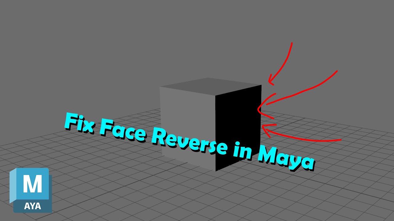 MAYA ERROR | How To Fix Reversed Faces (Flipped Normals) in Maya - YouTube