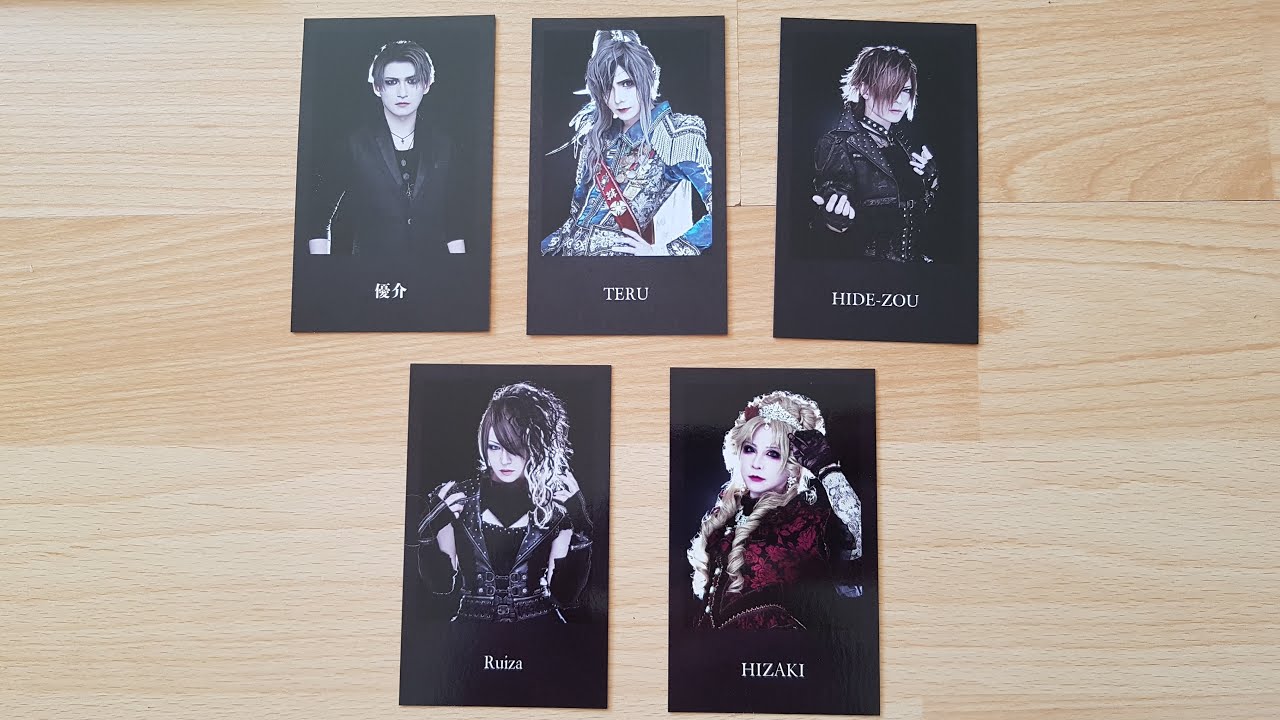 Japanese Visual Metal Cheki Card Set Guitar Version - YouTube
