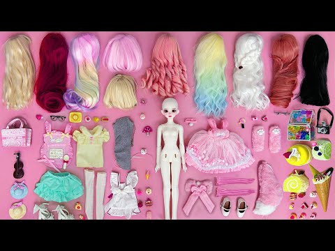 Pink Kitty BJD Doll ピンクの子猫BJDドール गुलाबी बिल्ली BJD गुड़िया Cute Unboxing & ASMR Sweet Style 萌萌的