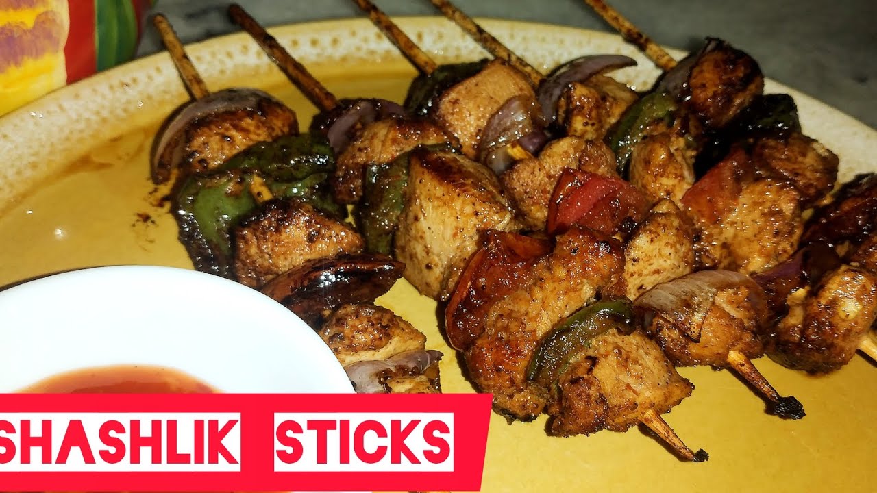 Chicken shashlik sticks, quick and easy recipe#chicken - YouTube