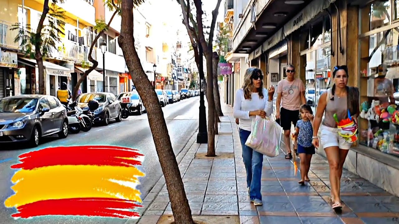 Discovering Spanish Streets in 4k | No Talk No Music | Fuengirola - YouTube