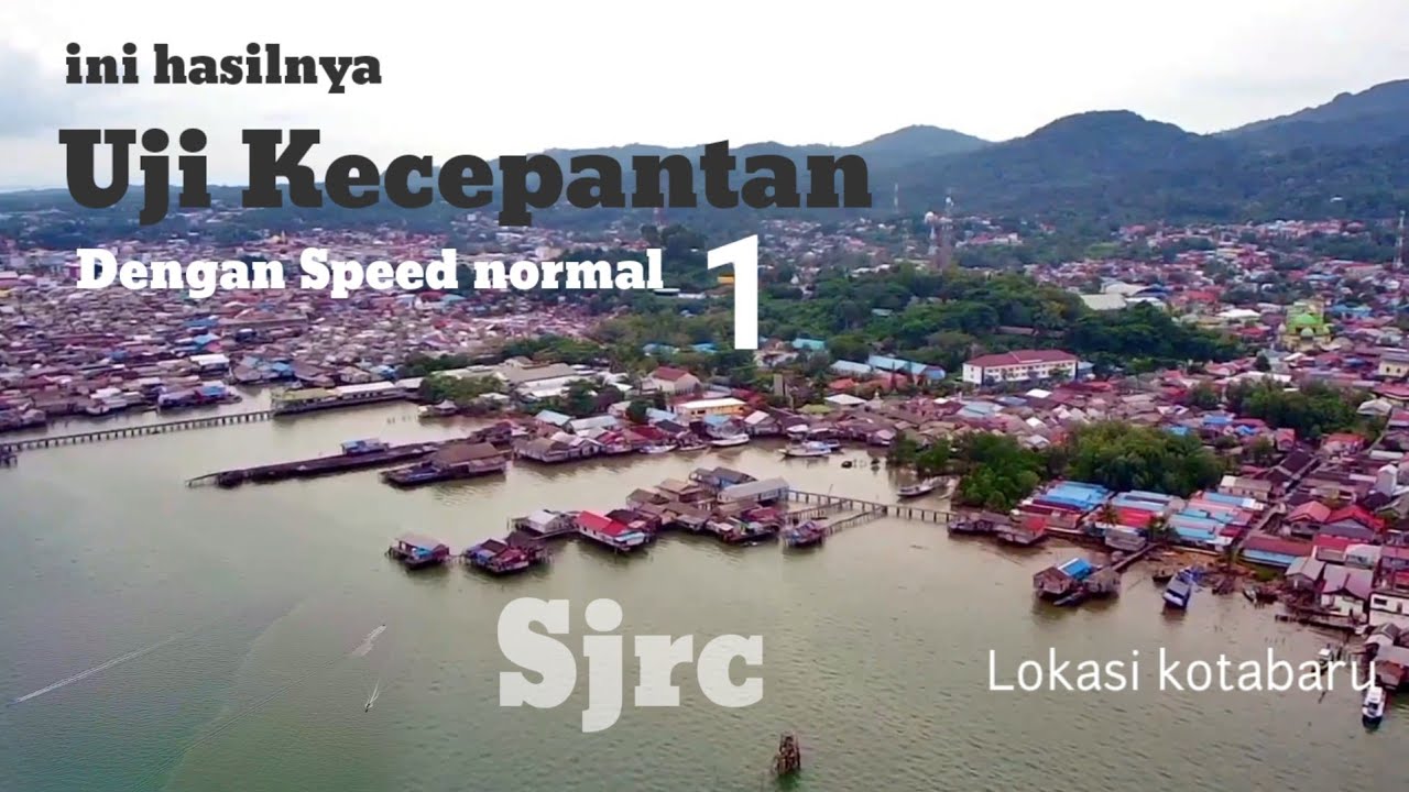 Uji kecepatan di laut dengan Speed normal Dengan speedboat. - YouTube