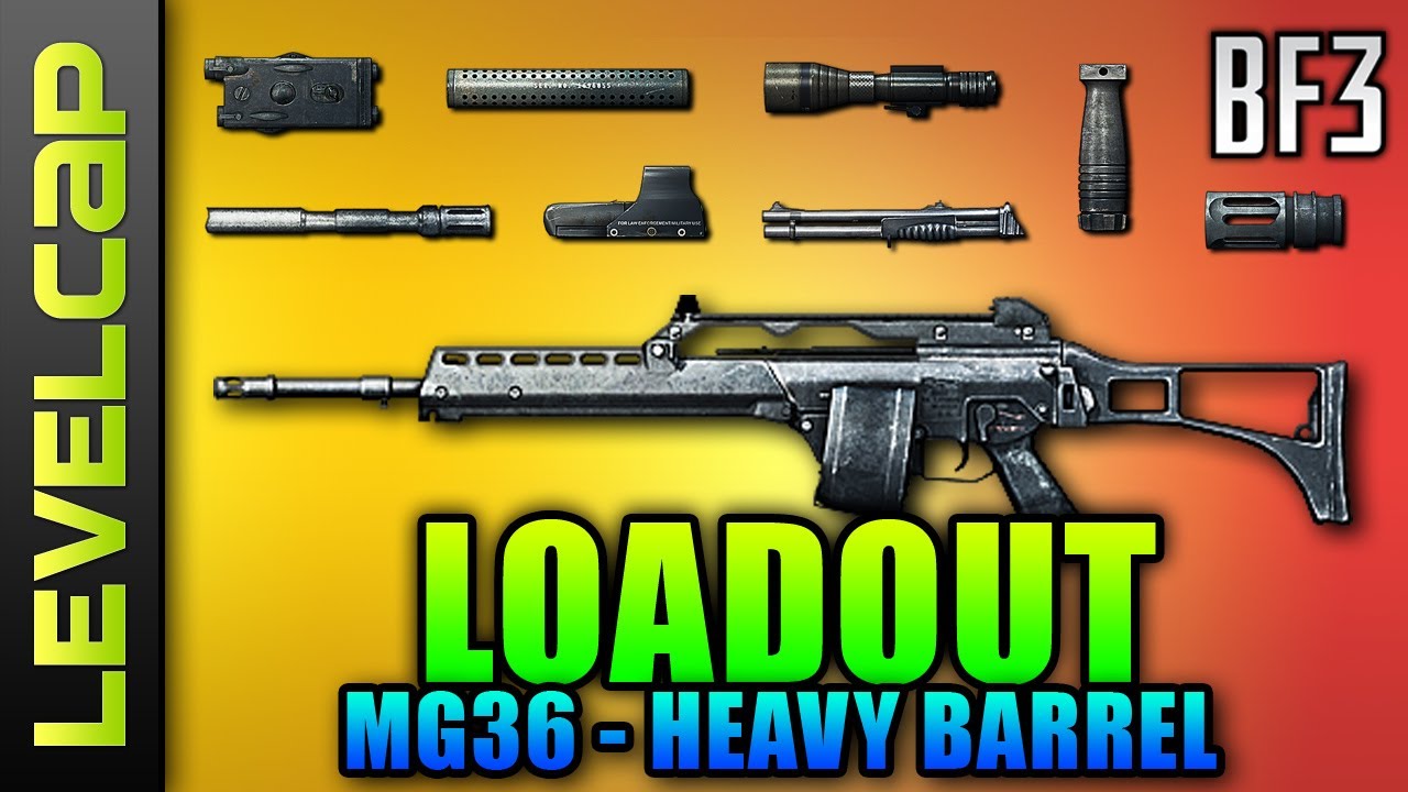 Loadout - MG36 Heavy Barrel and Holographic Sight (Battlefield 3 ...