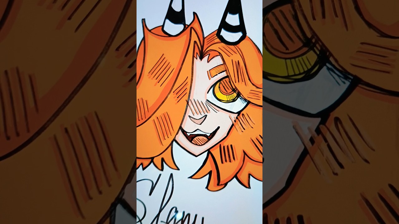 🧡🧡🧡#art #drawing #orange - YouTube