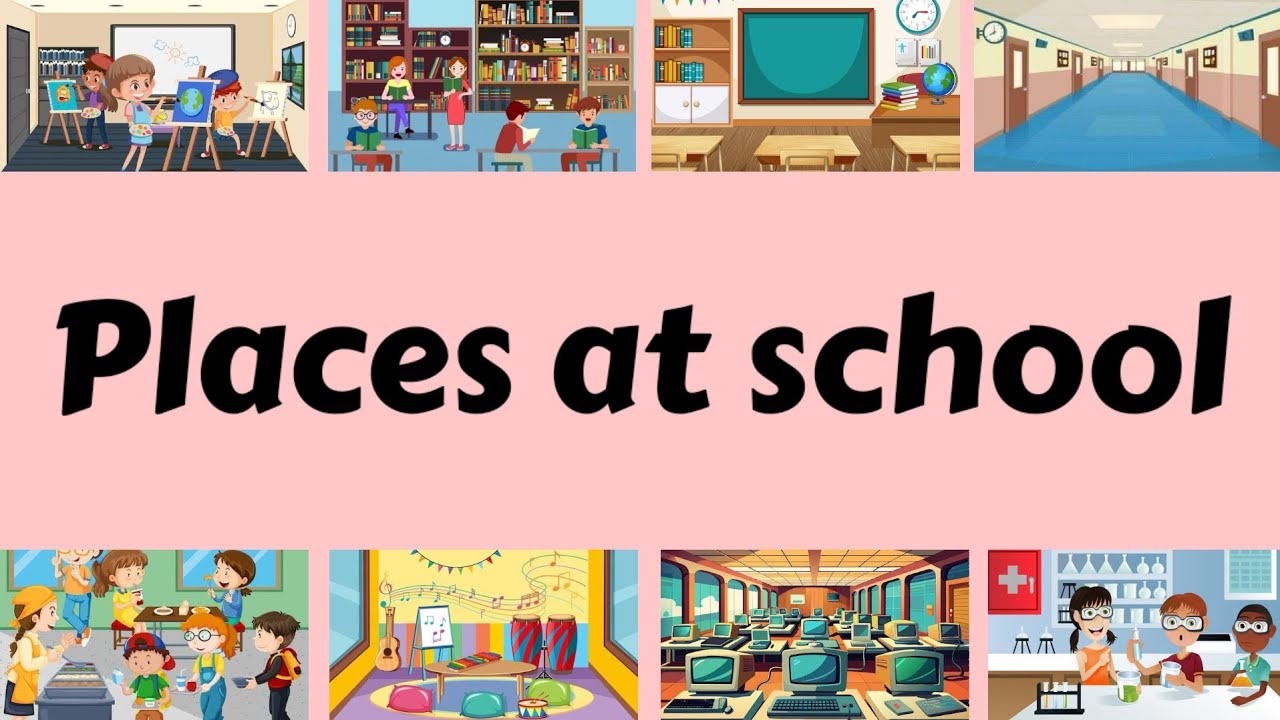 ESL Places at school vocabulary #esllearners #eslstudents #eslteacher ...