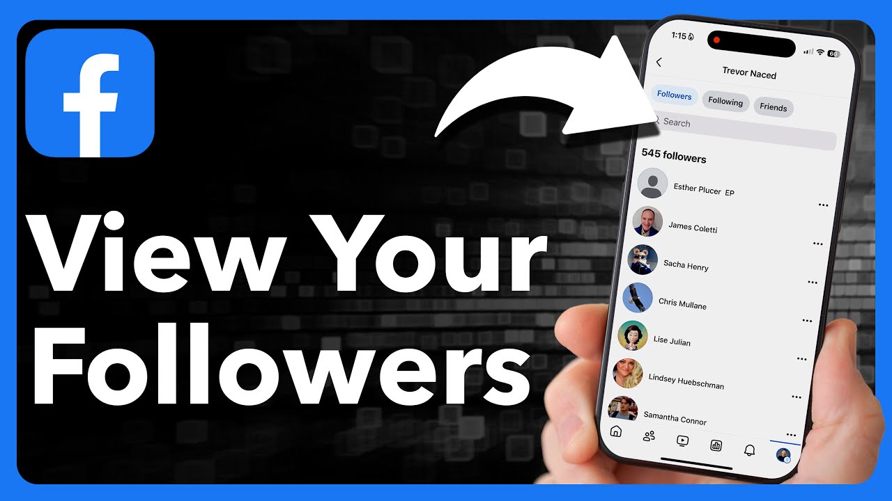 How To View Followers On Facebook - YouTube