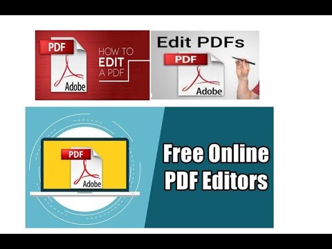 How to Edit PDFs Online Free Edit, Save, Print | PDF Edit Free - YouTube