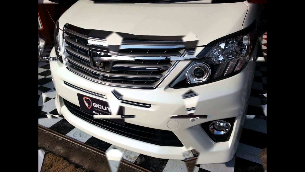 SCUTO nano ceramic coating ( Toyota ALPHARD ) - YouTube