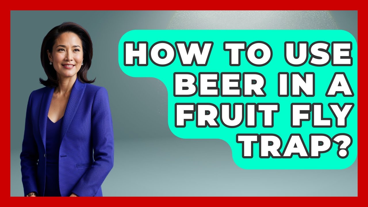 How To Use Beer In A Fruit Fly Trap? - Insects and Invaders - YouTube