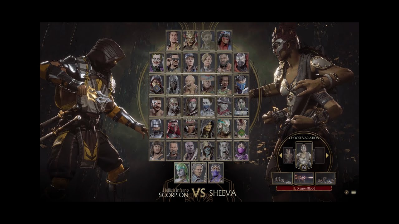 MK11 | SCORPION vs SHEEVA | Xbox Series X 4K Gameplay - YouTube
