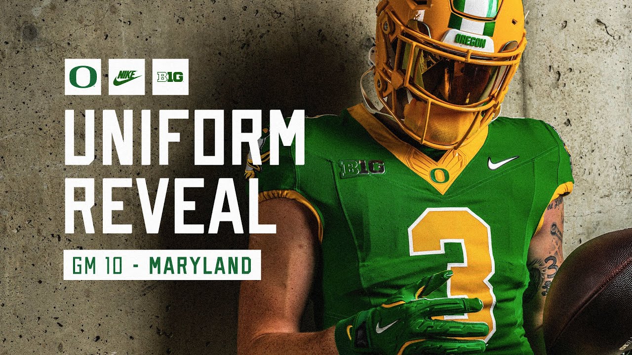 2024 Oregon Football Uniform Reveal - Maryland - YouTube