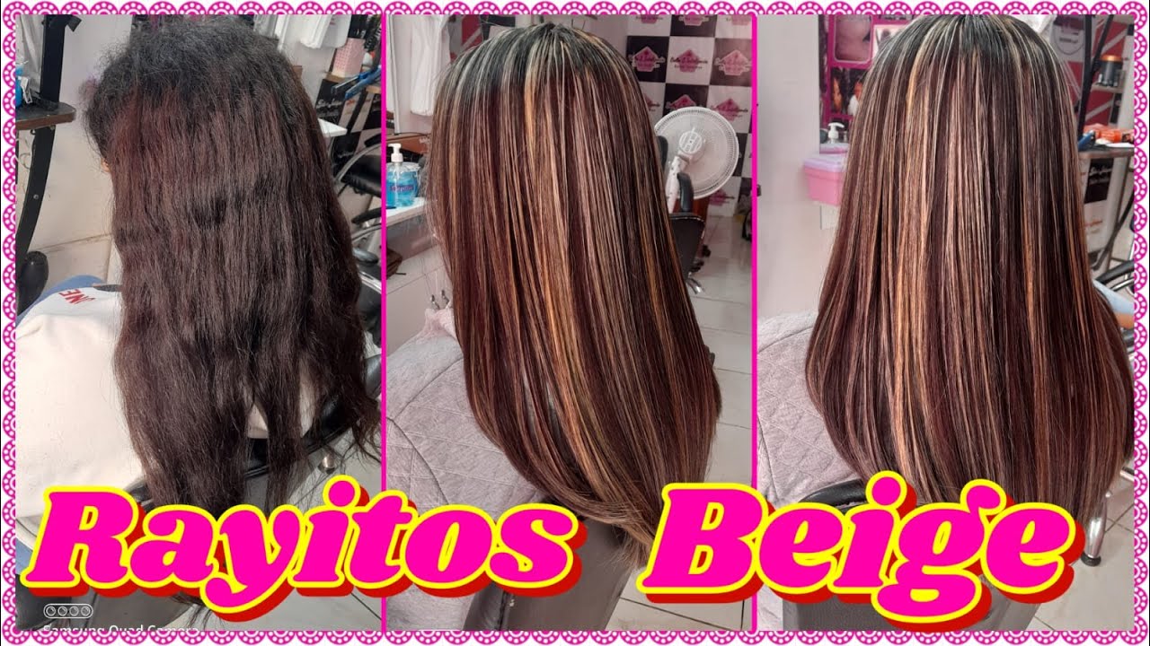 Como Hacer Rayitos Beige - YouTube