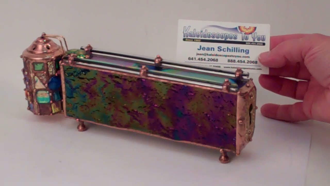 Through The Keyhole Glass Kaleidoscope by Sue Rioux - YouTube