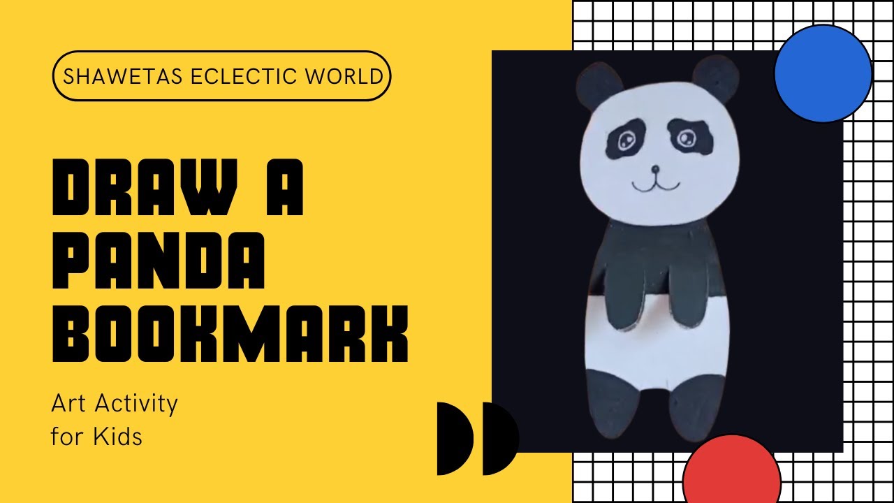 21 How to make a Panda BookMark | ART Activity | Drawing | - YouTube