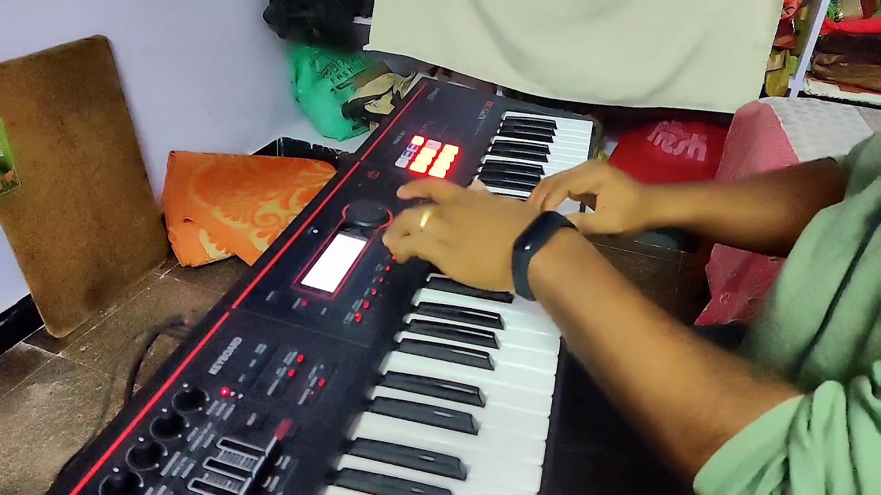 AthunathaSimhasanupai Asinuda Interloop 2- Hosanna songs on keyboard - YouTube