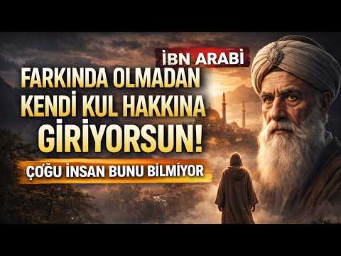 Farkında Olmadan Kendi Kul Hakkına Giriyorsun! Çoğu İnsan Bunu Bilmiyor | İbn Arabi