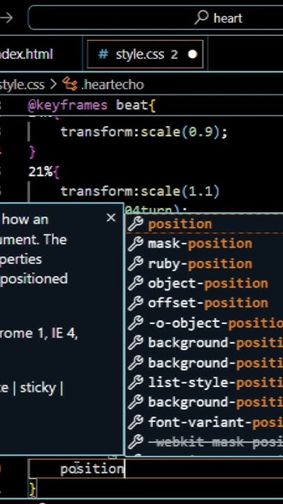 Heart Animation With Html Css Html Css Heart Animation Coding Music Frontend