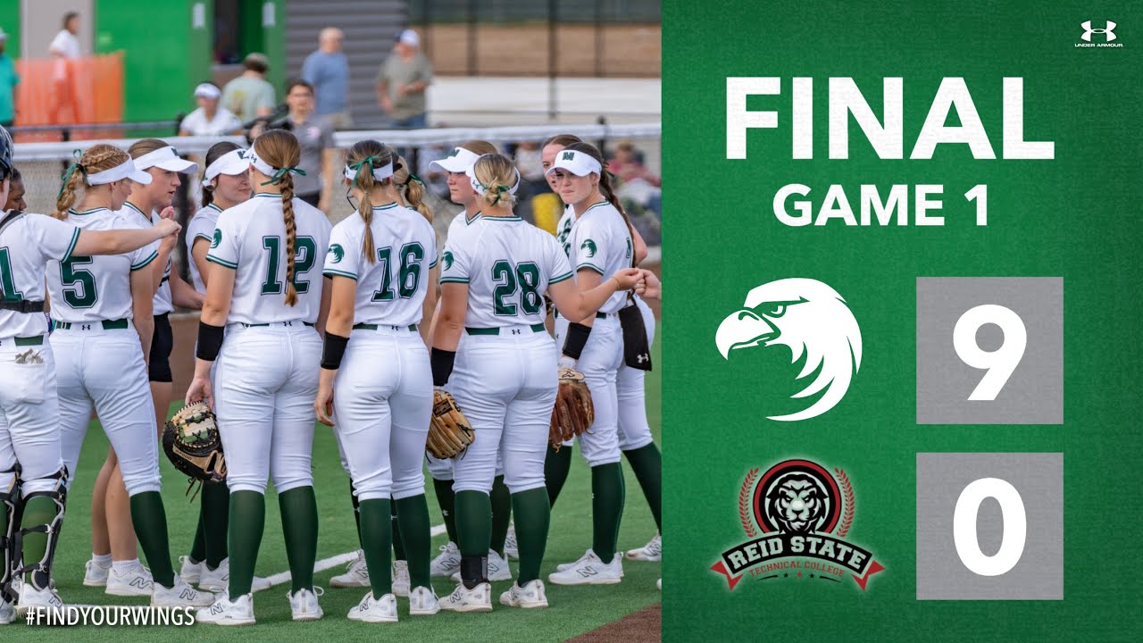 MCC: Softball vs Reid State Highlights - Game 1 - YouTube