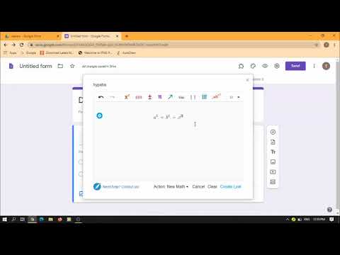 How to Insert Math Equations, Symbols, Formulas etc in Goggle Quiz ...