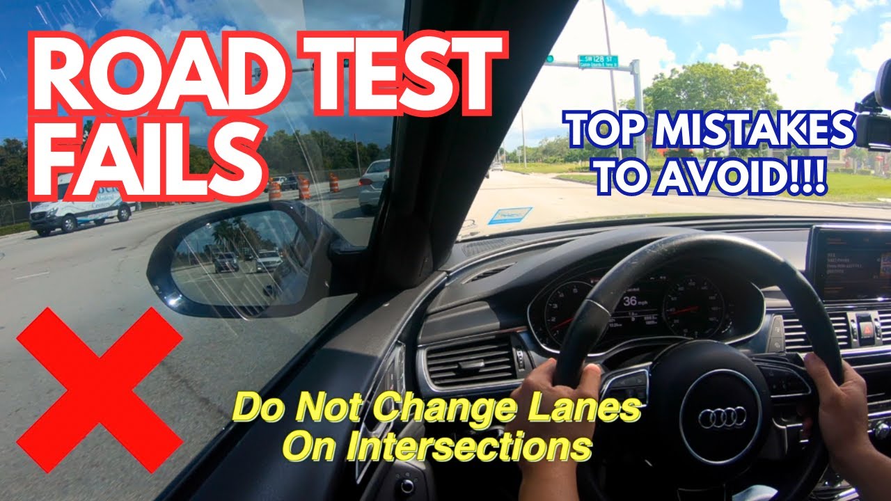 Road Test Fails: Top Mistakes to Avoid and How to Pass Your Driving ...
