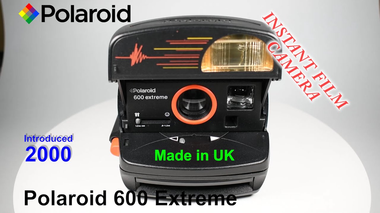 2000 Polaroid 600 Extreme - Instant Film Camera - YouTube