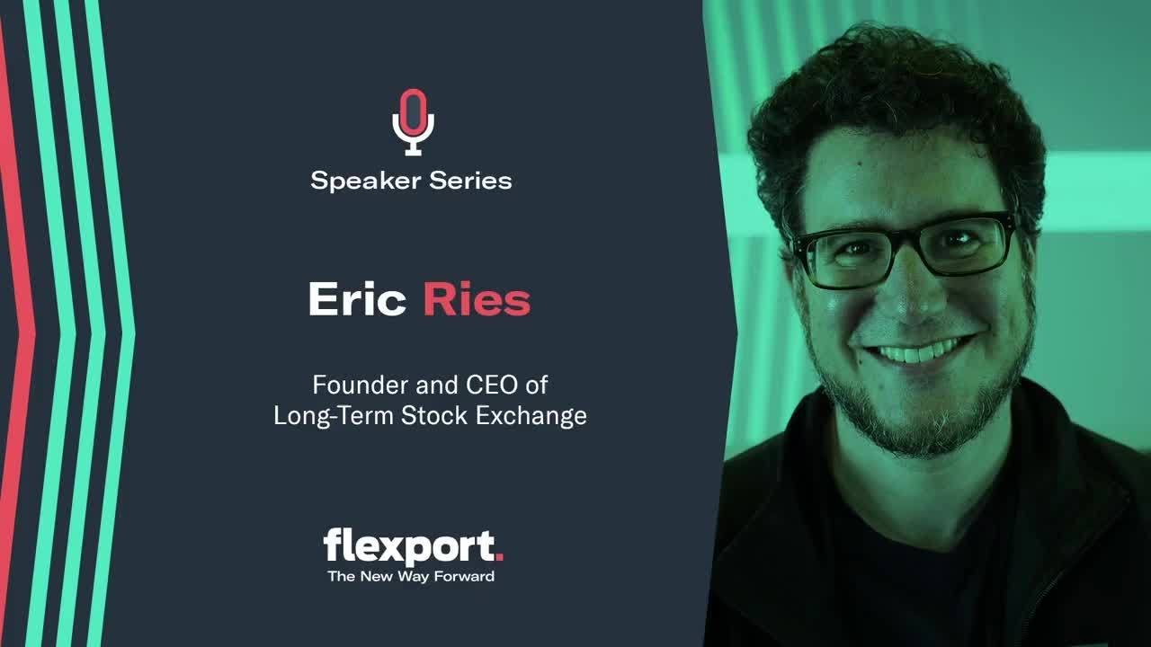 Flexport Speaker Series: Eric Ries - YouTube