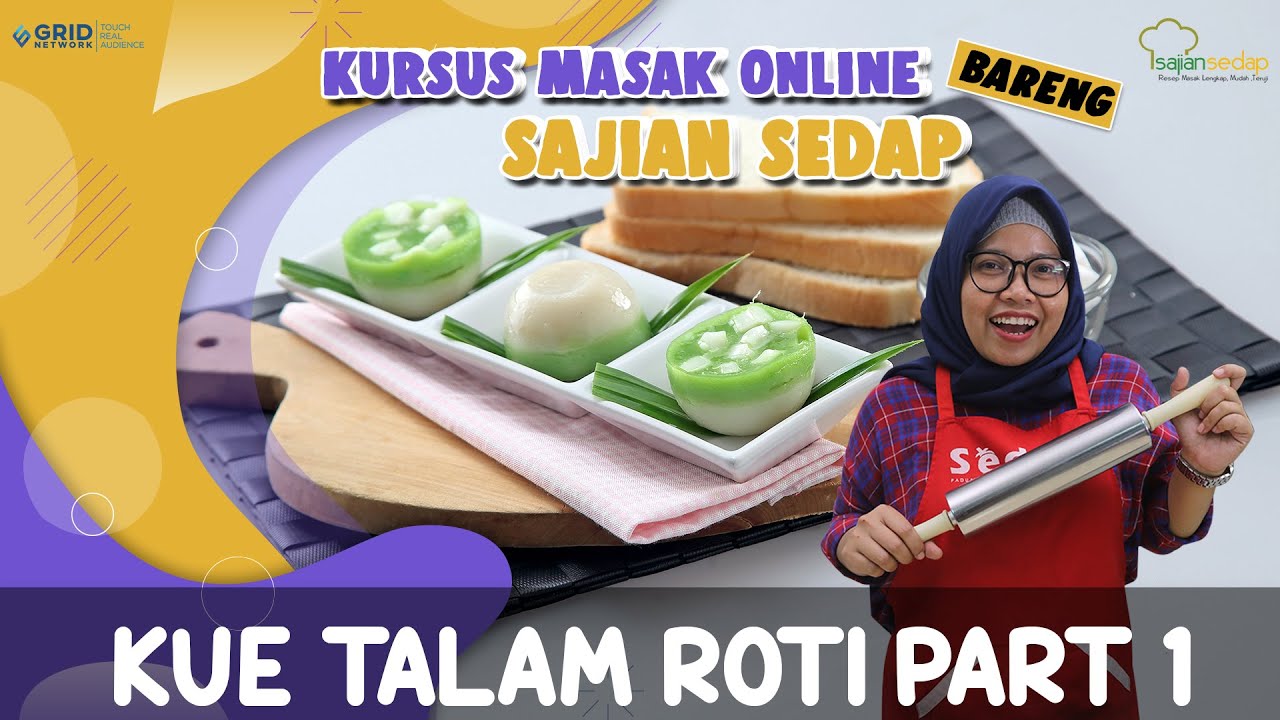 Resep Kue Talam Roti Tawar yang Manis dan Legit, Part 1 - YouTube