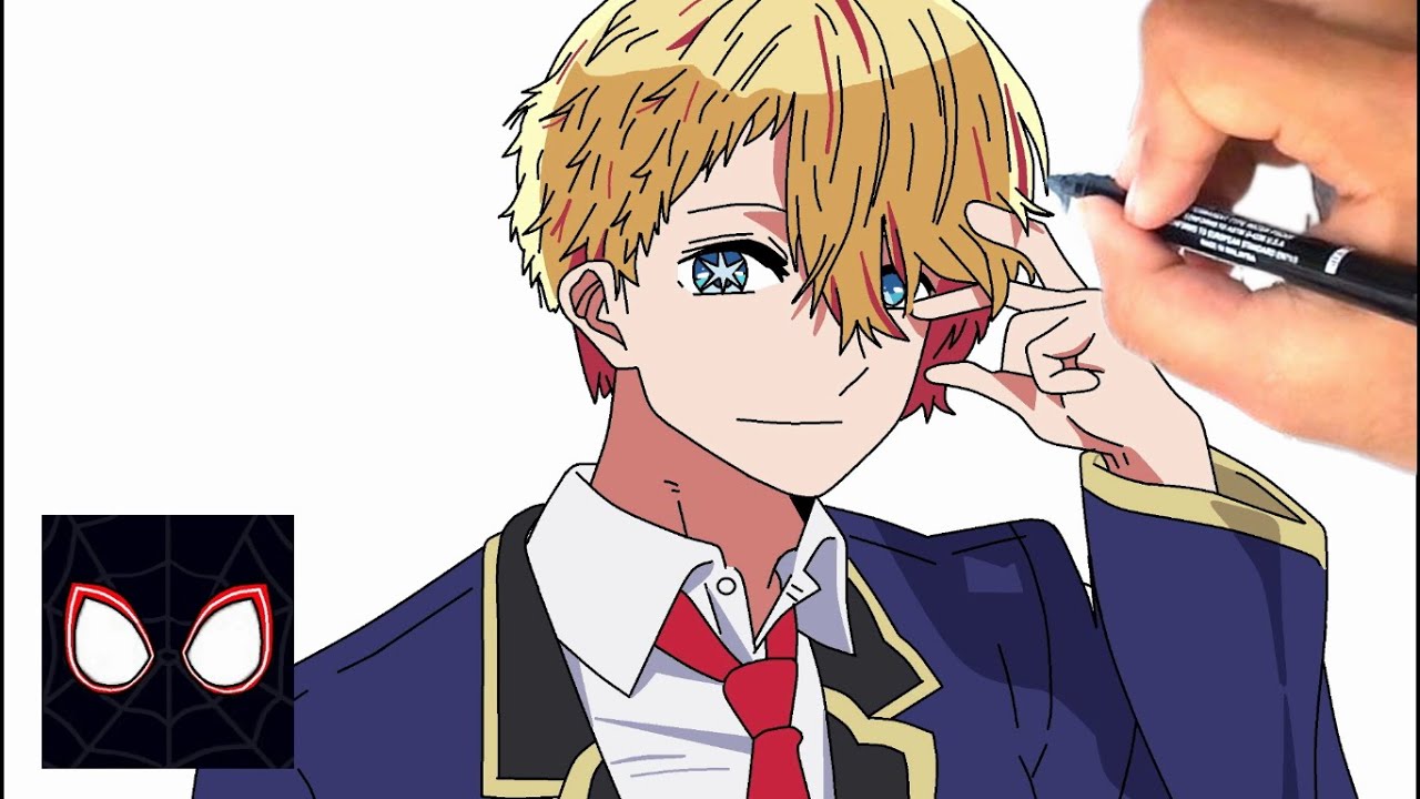 How To Draw Aqua Hoshino | Oshi No Ko - YouTube