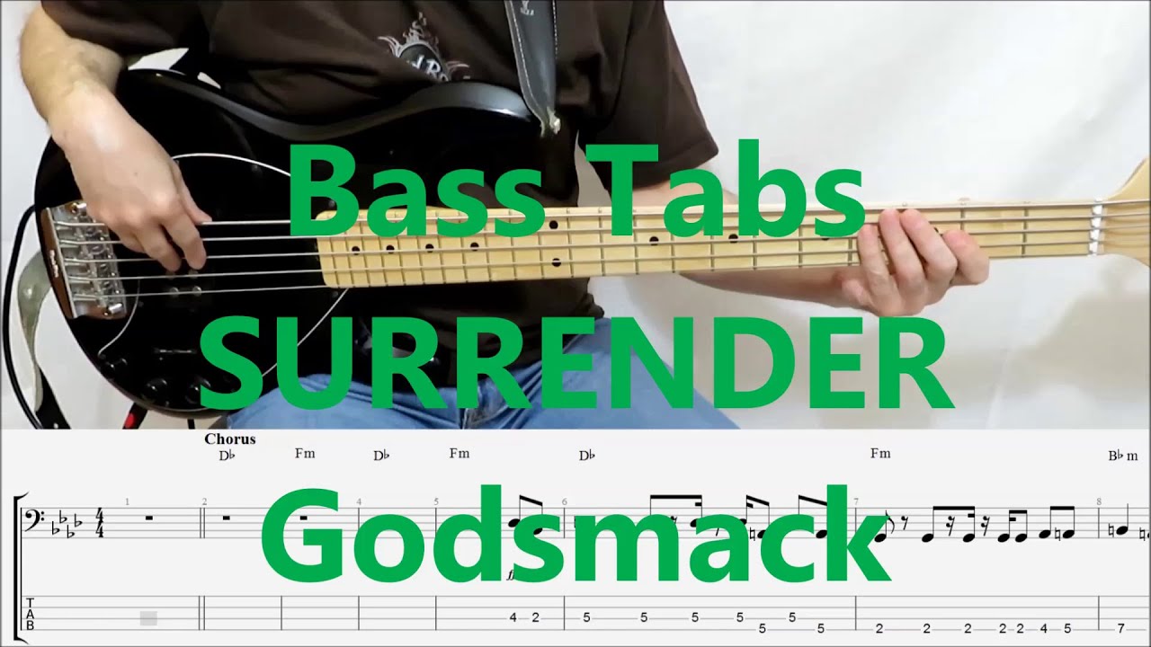 Godsmack – Surrender (BASS COVER TABS) - YouTube