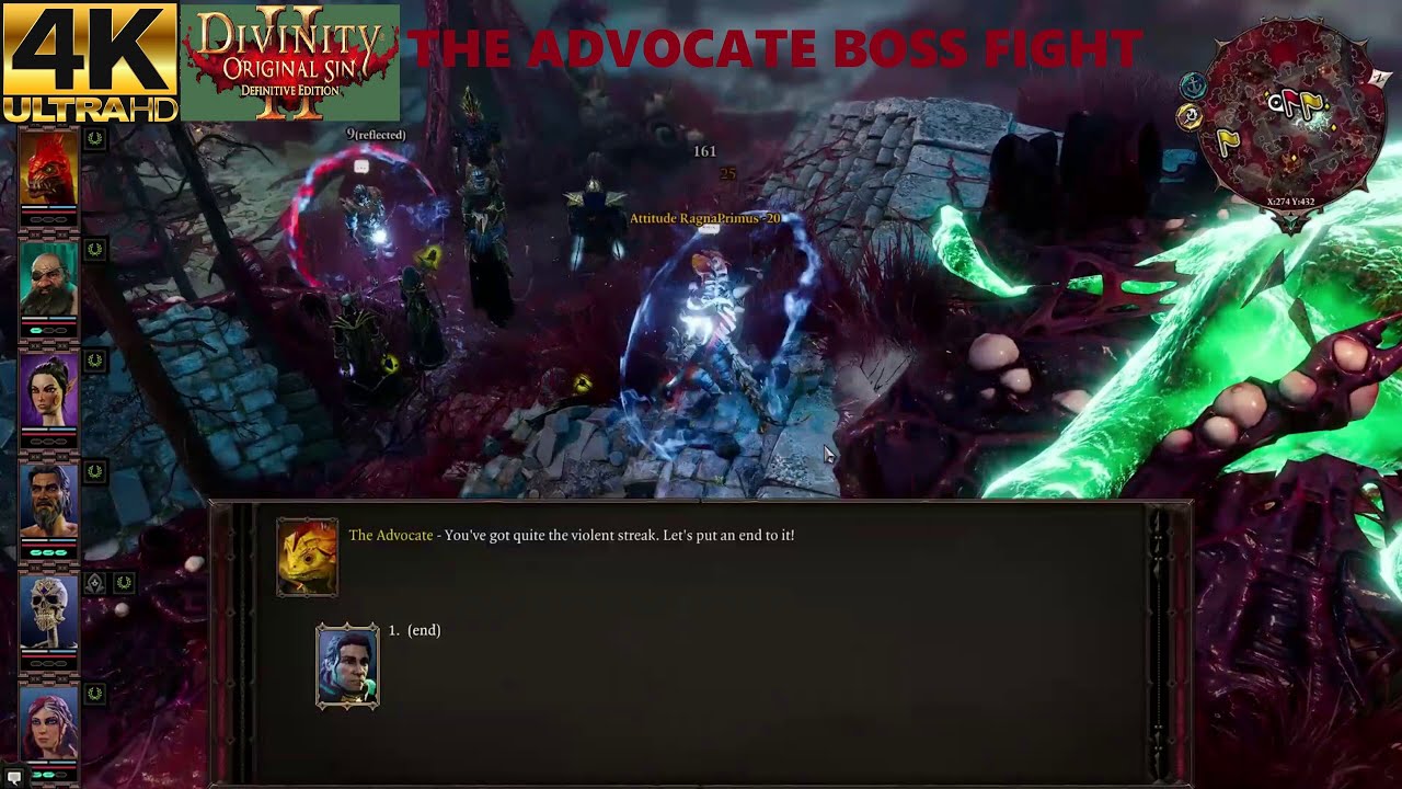 Divinity Original Sin 2 Definitive Edition Boss Fight : The Advocate ...
