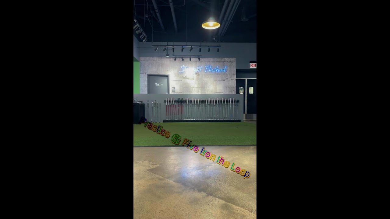 Practice at Five Iron Golf The Loop - YouTube