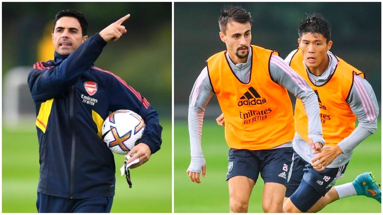 Arsenal train ahead of Manchester United clash, Arsenal ready to beat ...