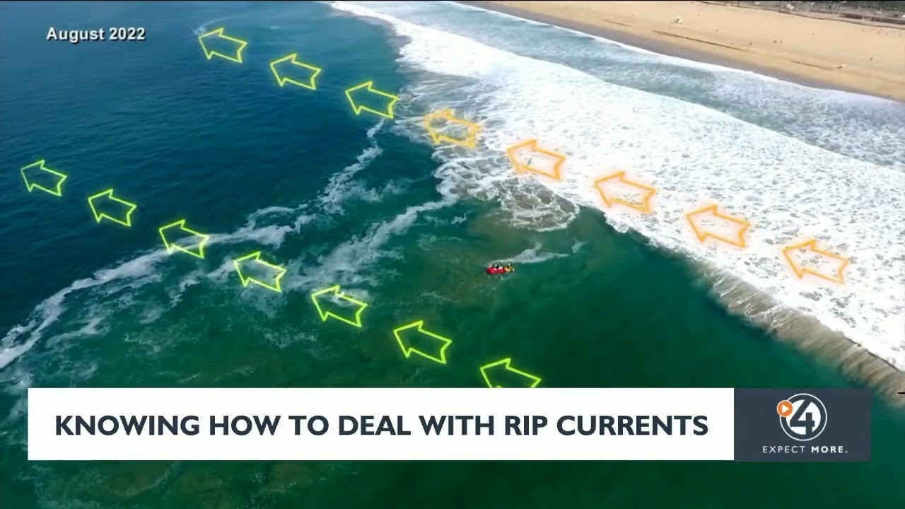 Knowing how to deal with rip currents - YouTube