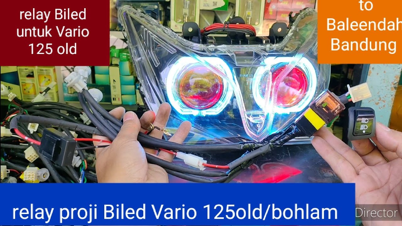 relay Biled untuk Vario 125 old sinar otomotif - YouTube