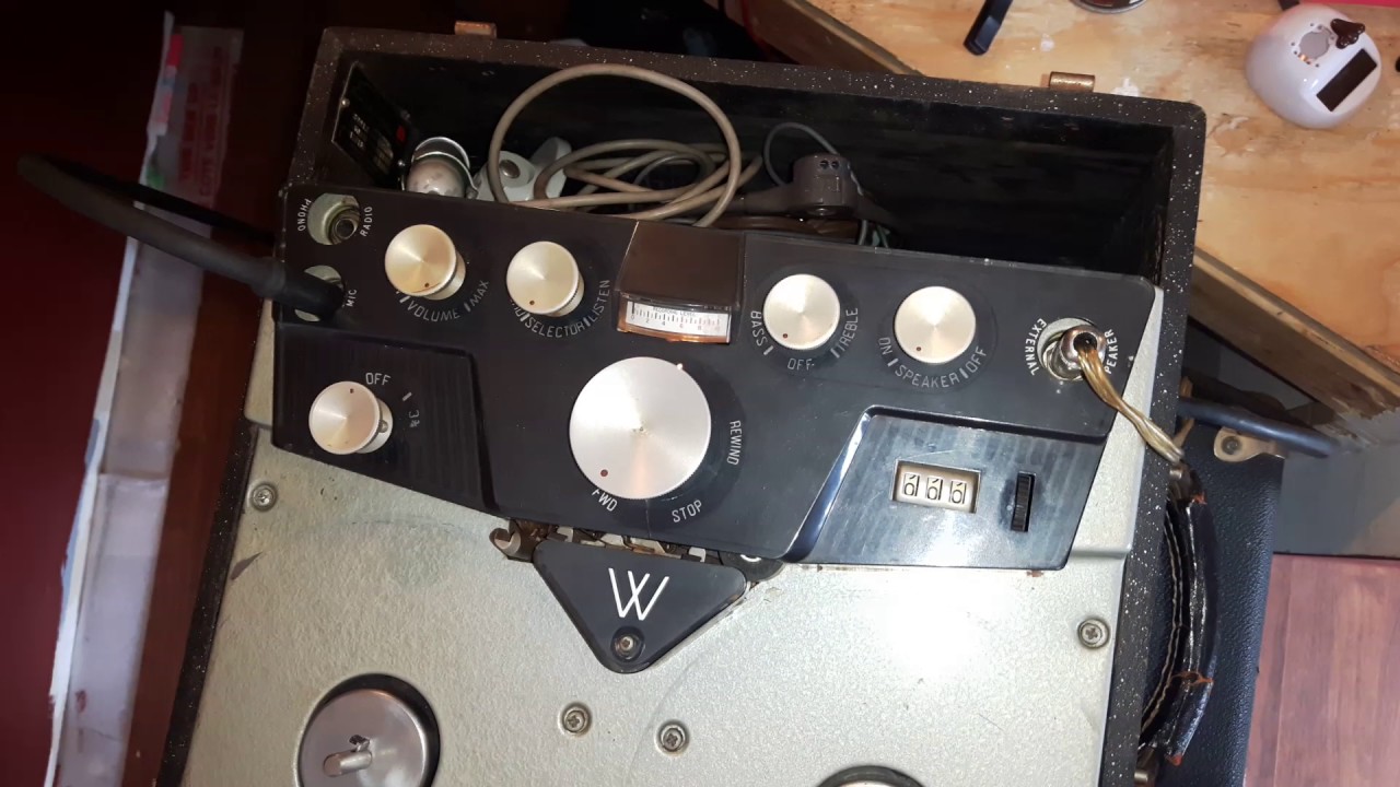 '50s Tube Amp, Webster Ekotape 270 Recorder with Fender Tele Deluxe ...