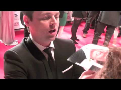 Declan Donnelly Signing Autographs At The National Television Awards 2012