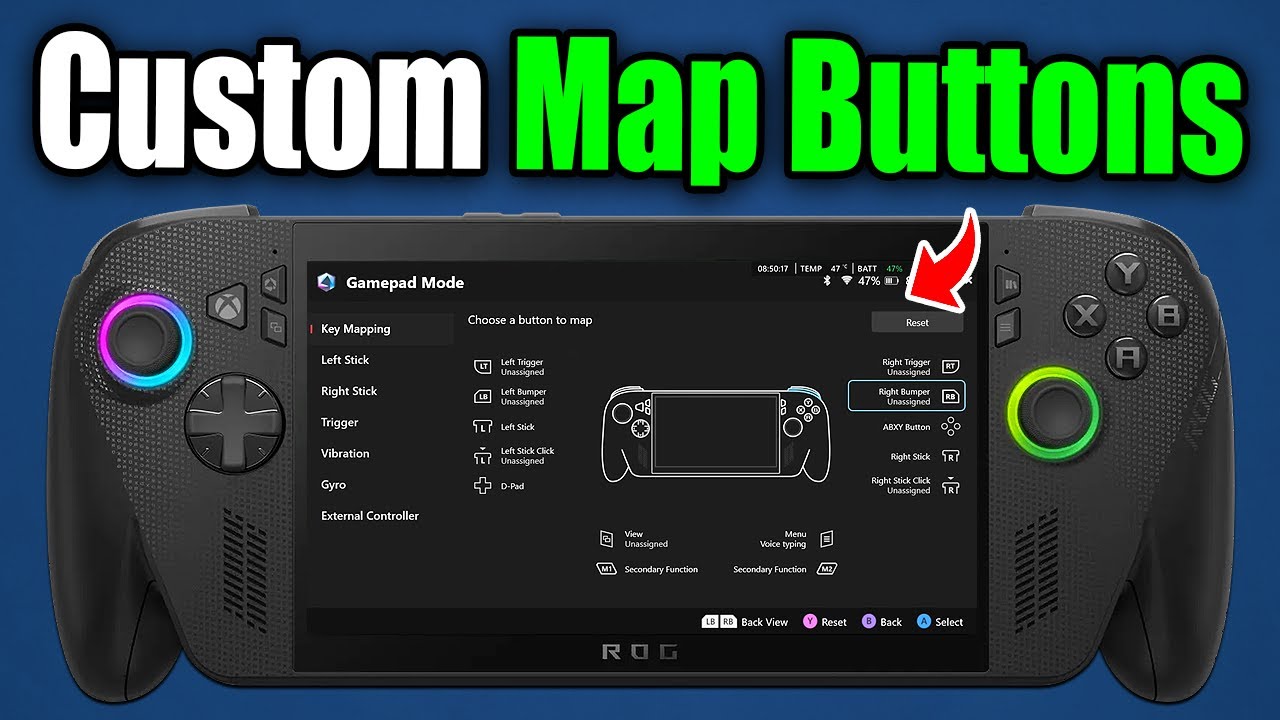 How To Use A Custom Button Layout on ROG Xbox Ally X (Button Mapping ...