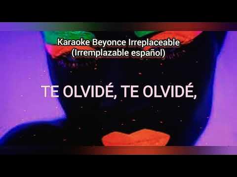 Karaoke Beyoncé Irreplaceable (Irremplazable-Español 2020) - YouTube