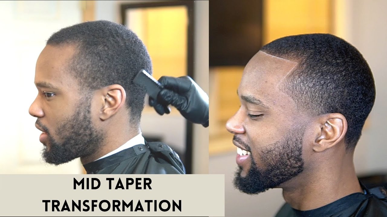 Mid Taper Haircut Tutorial! - YouTube