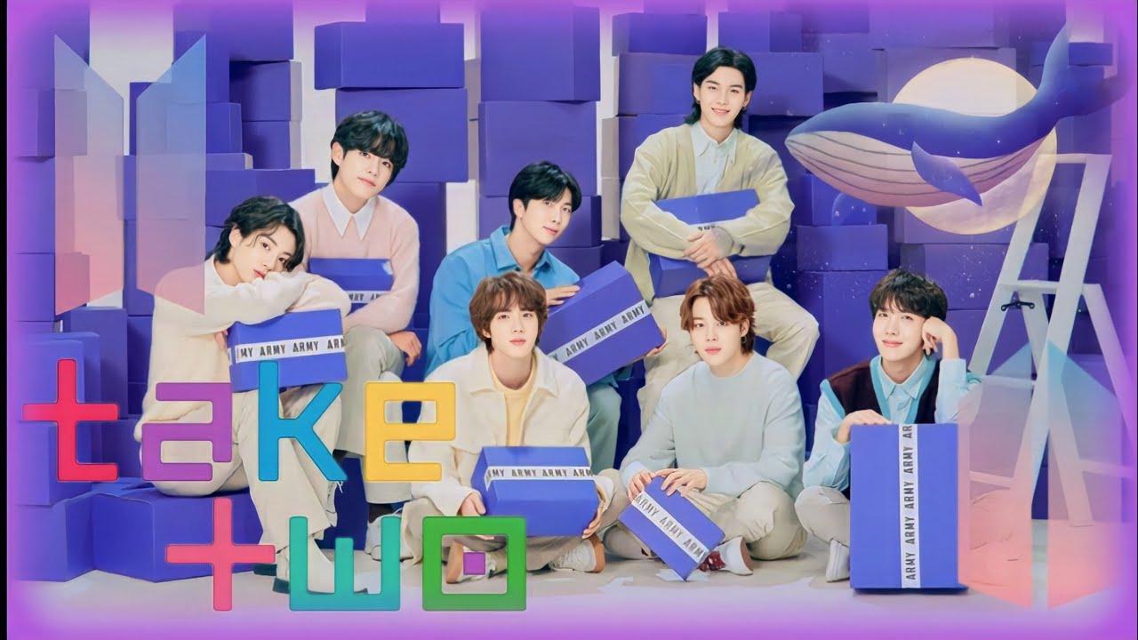 🐳Take Two🌈 【日本語歌詞付き】#taketwo#bts #army #jin #suga #jhope #rm #jimin #v ...