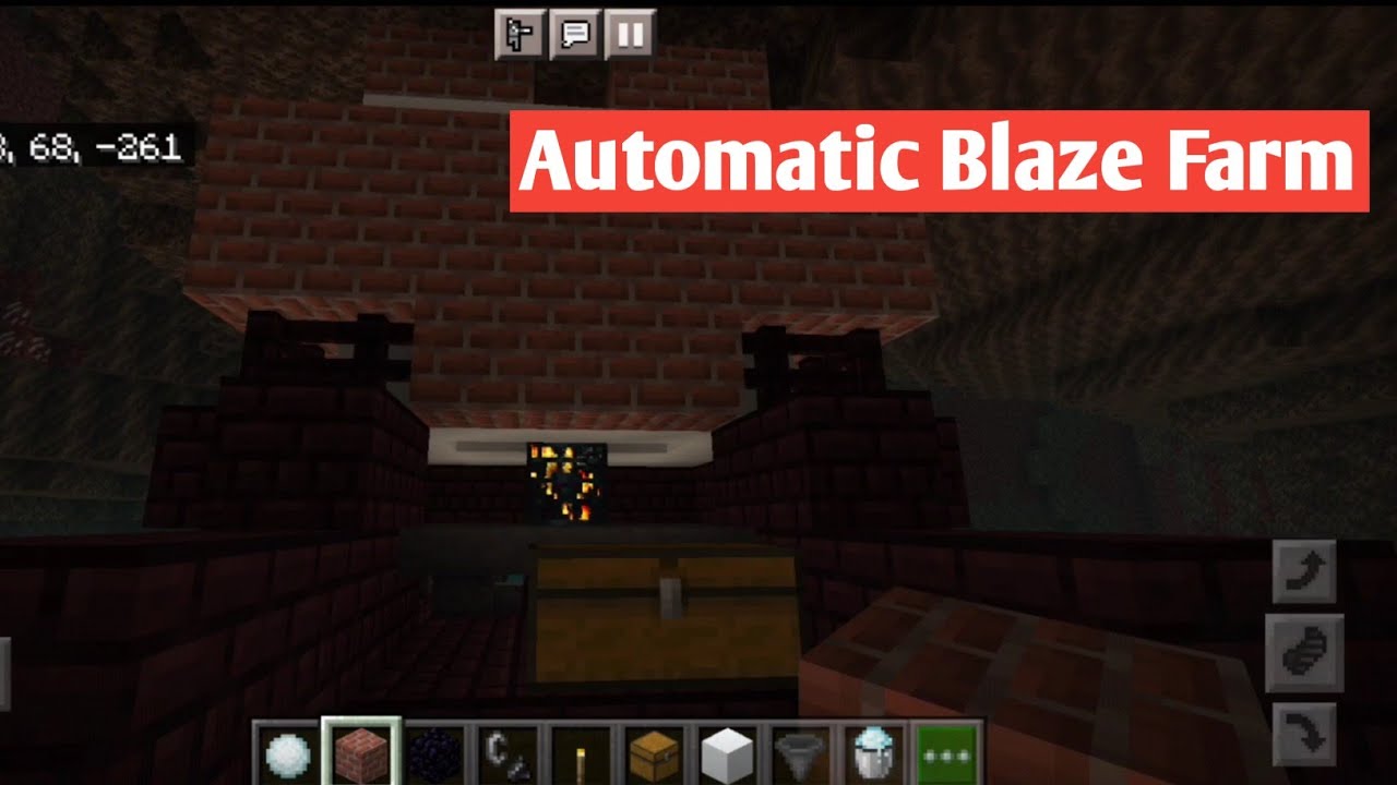 Automatic Blaze Farm in Minecraft Easy - YouTube