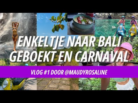 VLOG #1 | Spontaan enkeltje naar Bali | Tas inpakken | Carnaval - YouTube