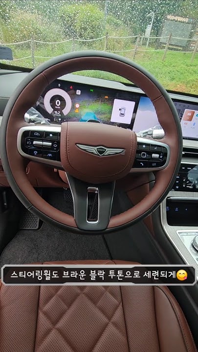 제네시스 GV80 브라운 블랙 투톤 실내영상😍 #제네시스 #제네시스GV80 #GV80 #G80 #G70 - YouTube