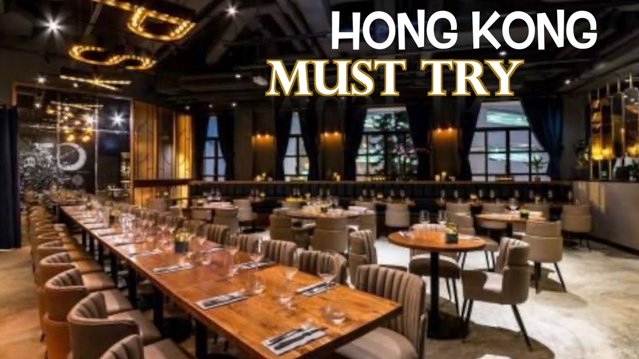 Attractive Must-Try Restaurant in Hong Kong - Tipsy - YouTube