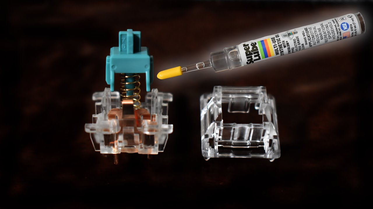 Mechanical Keyboard Switch Lubing - An Important Skill to Know - YouTube