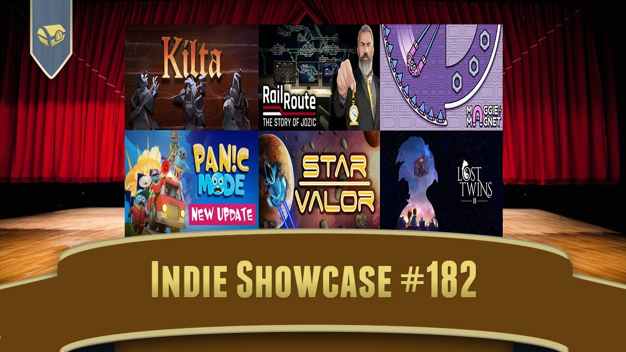 Indie Game Showcase 182 | Kilta, Rail Route, Maggy the Magnet, Panic ...