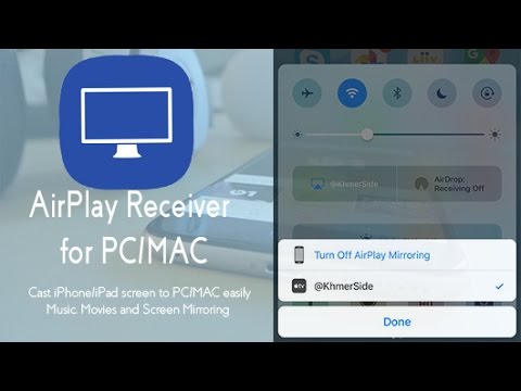 How to Cast iPhone, iPad screen to Your Desktop using LonelyScreen - AirPlay Receiver for PC, MAC