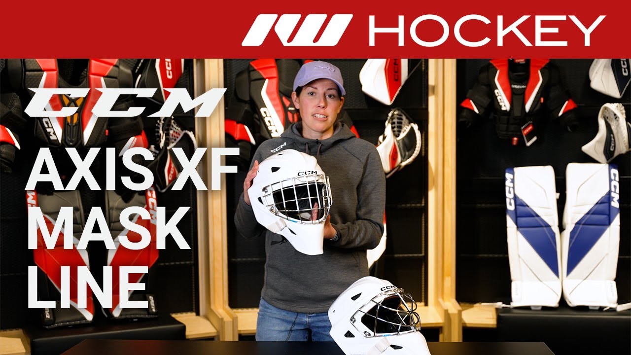 CCM Axis XF & F9 Goalie Mask Insight - YouTube