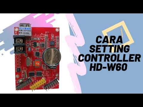 REVIEW DAN CARA SETTING CONTROLLER HD W60 - YouTube