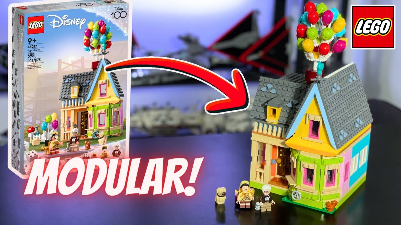 We Turned the UP House Into A Modular Building for our LEGO City! - YouTube